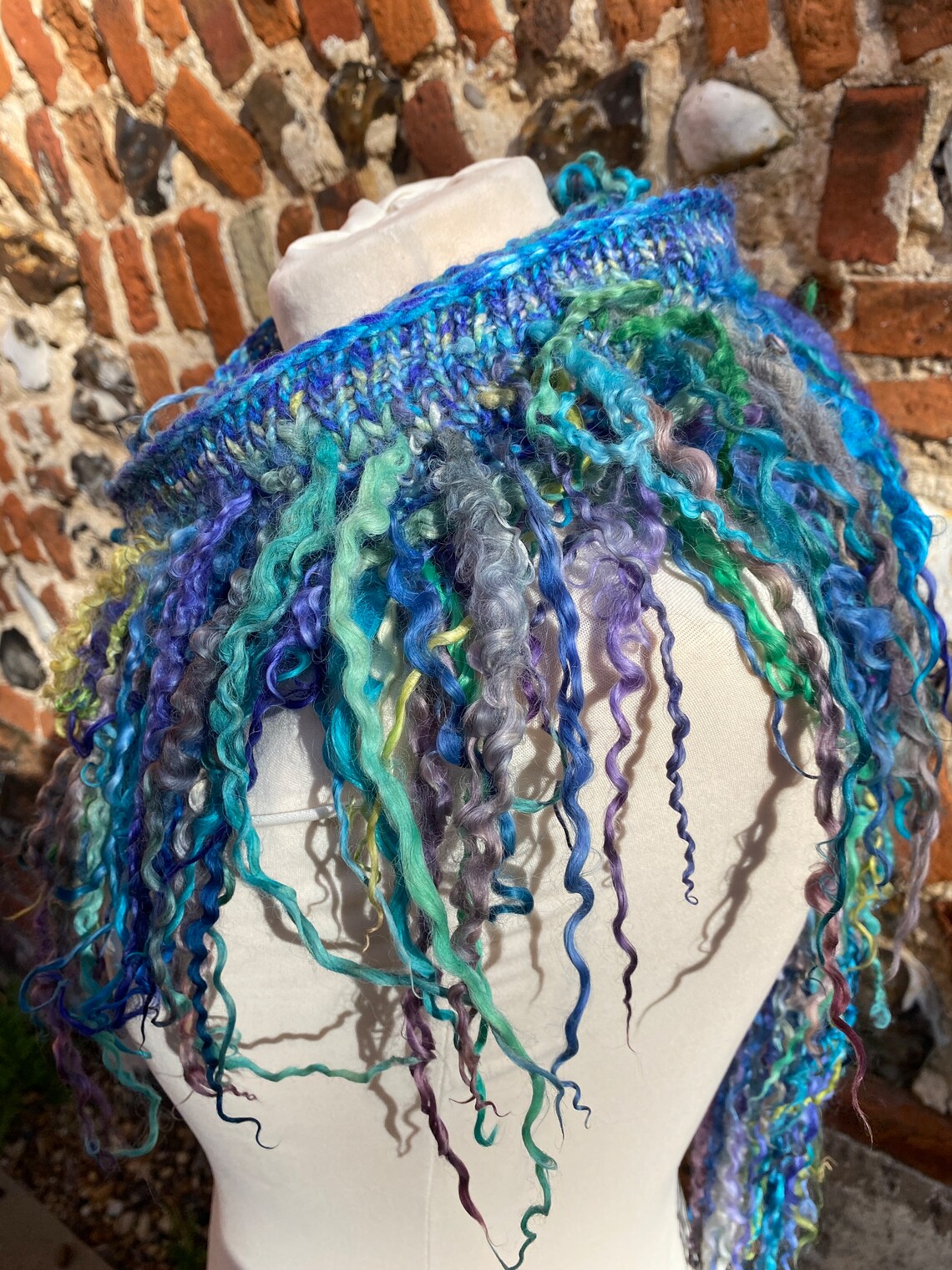 Hand Knitted Boa - Etsy