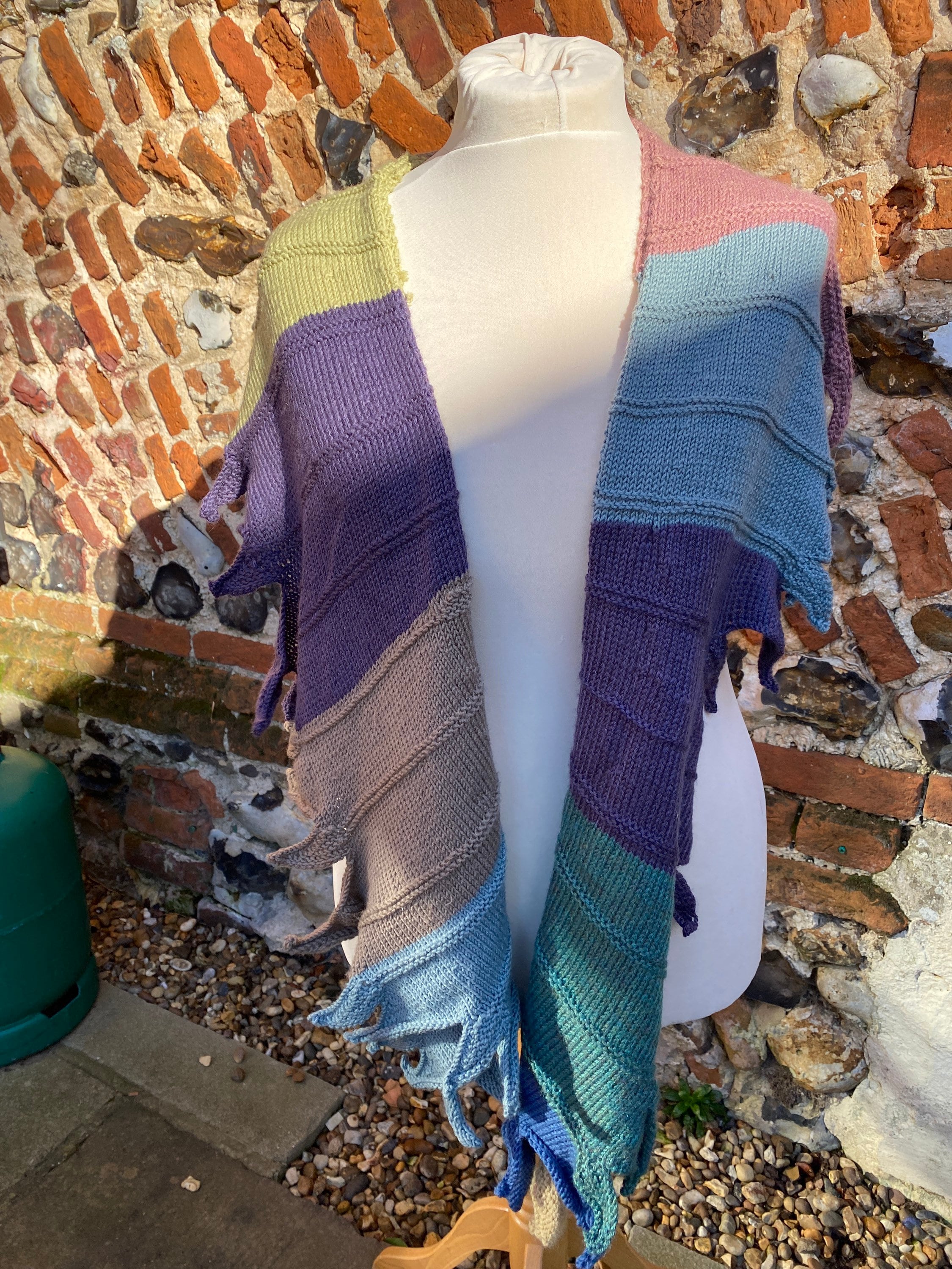 Hand Knitted Dragon Tail Scarf - Etsy