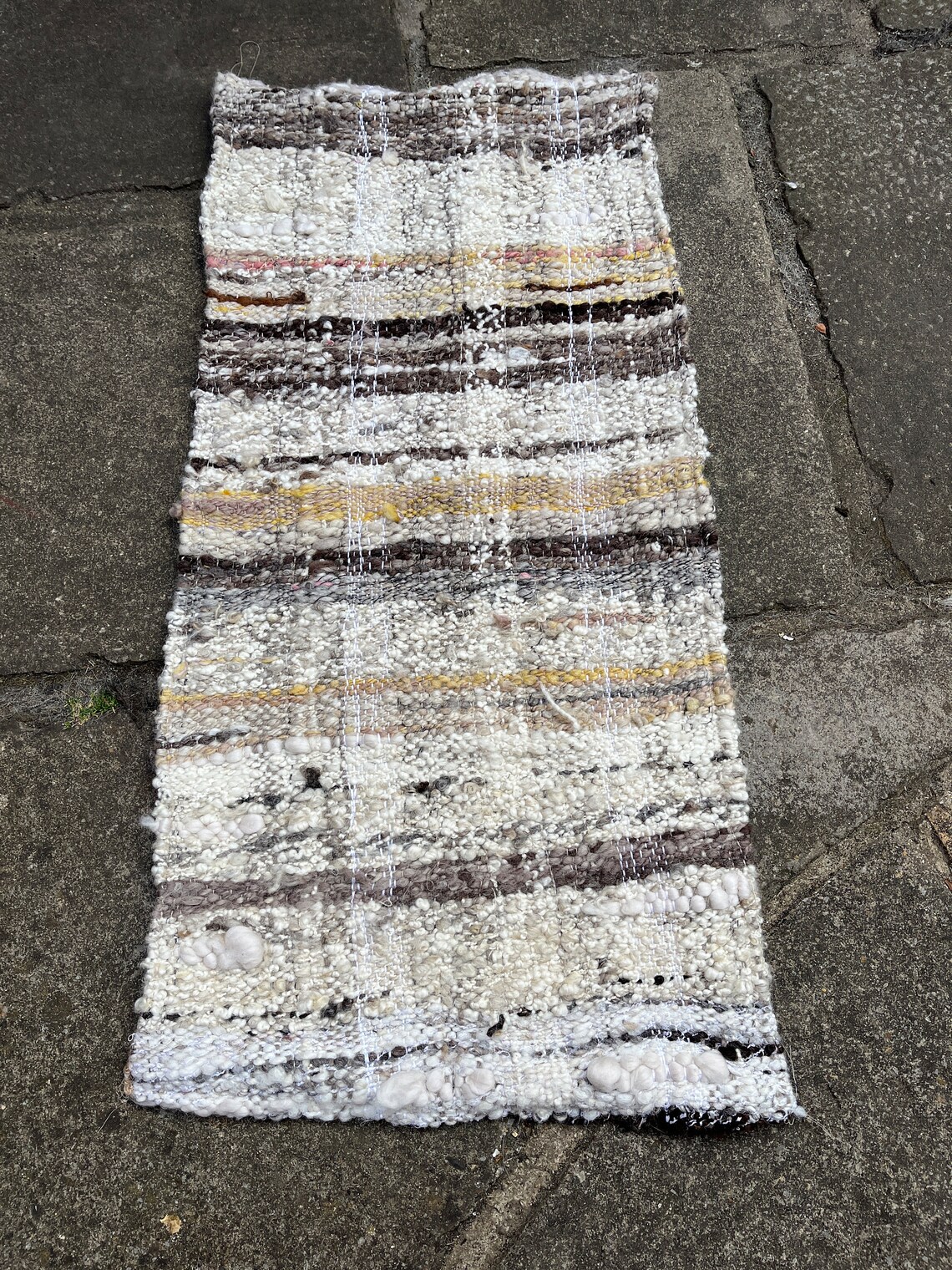 Handmade Wool Rug With Hessian Back - Etsy