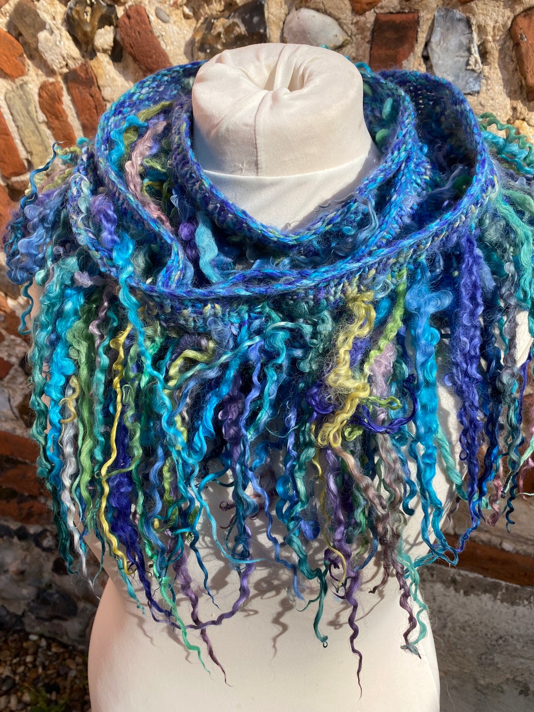 Hand Knitted Boa - Etsy