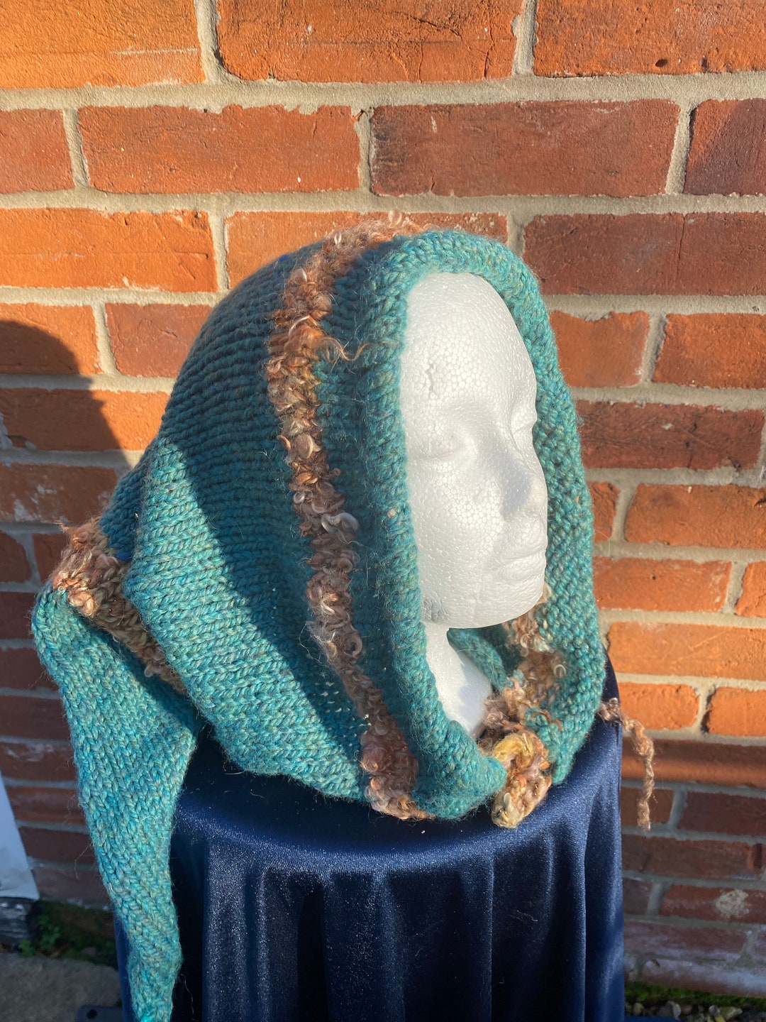 Knitted Pixie Hood - Etsy