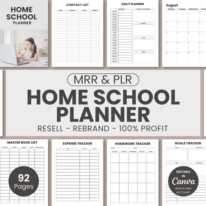 Homeschool Planner - Etsy