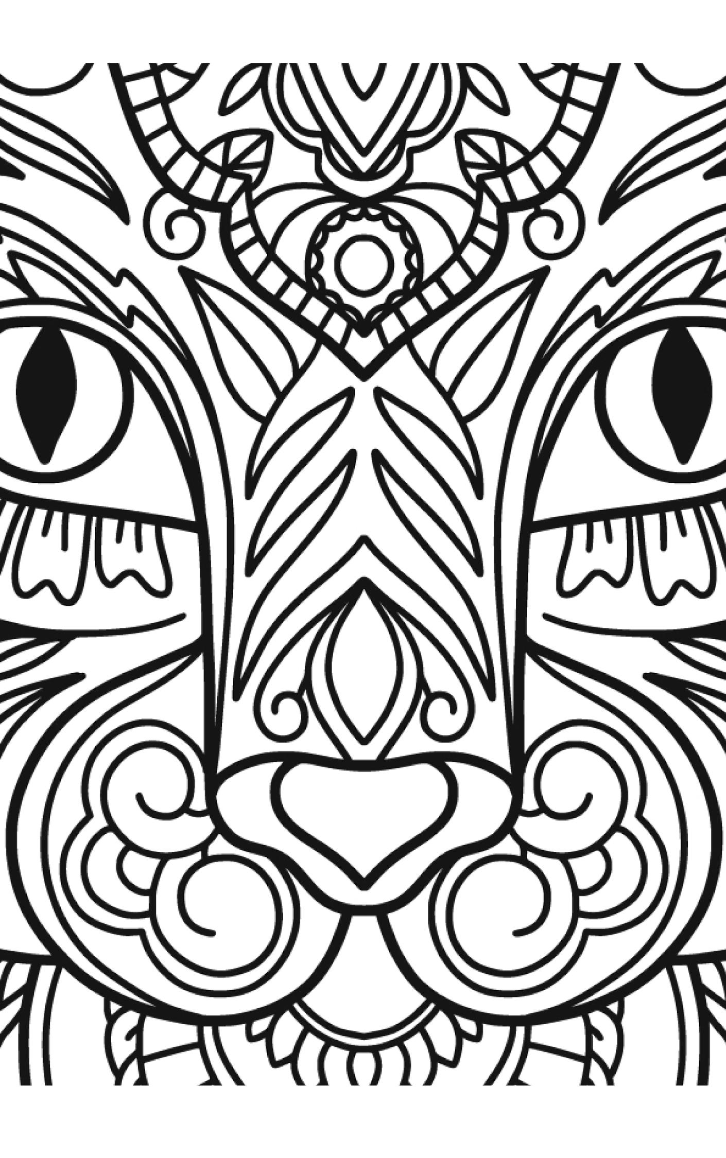 Anti-stress Coloring Pages - Etsy