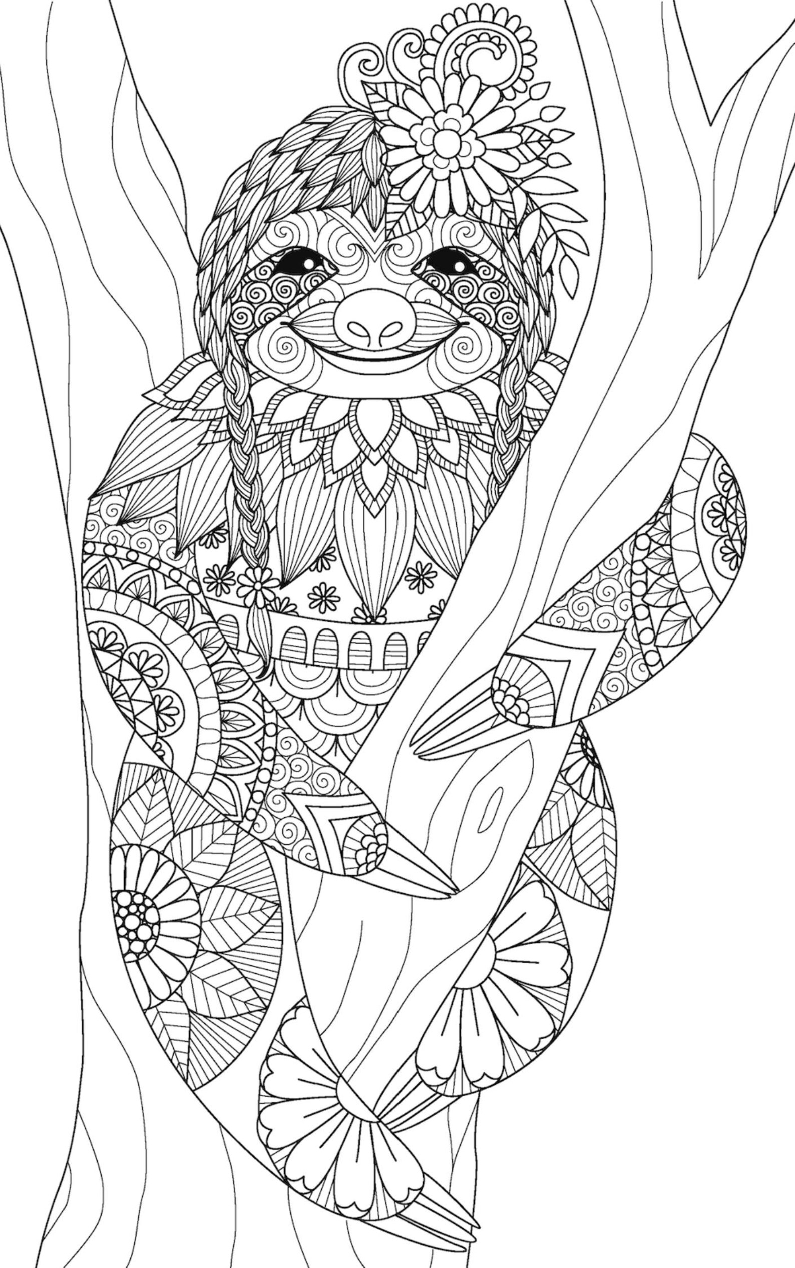Anti-stress Coloring Pages - Etsy