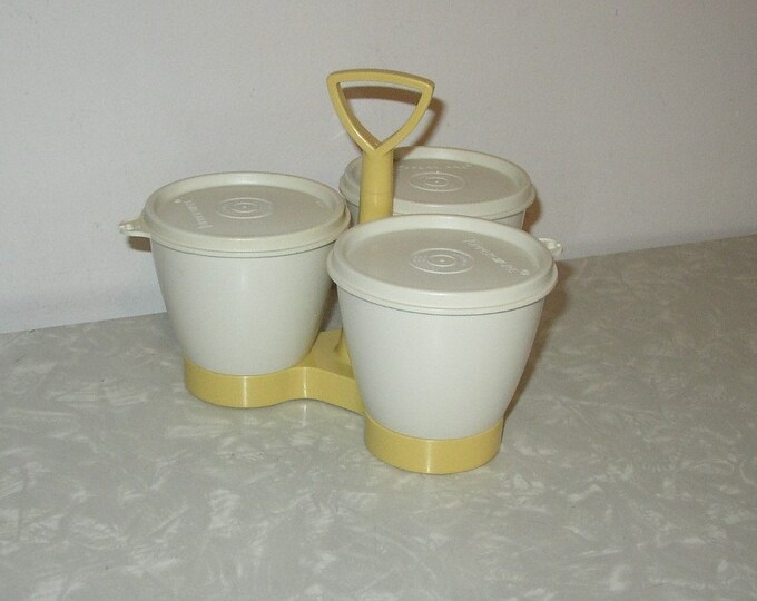 Tupperware Condiment Server With Lids - Etsy