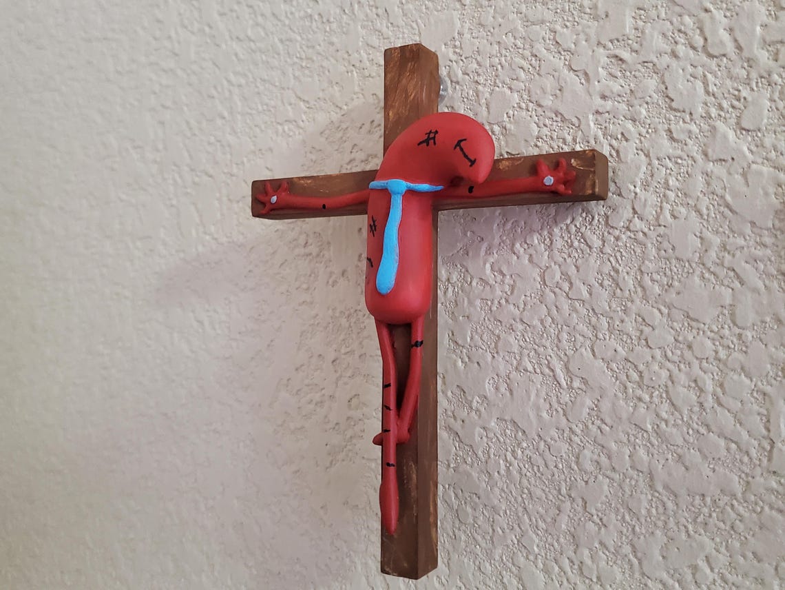 Alan on Cross: Smiling Friends - Etsy