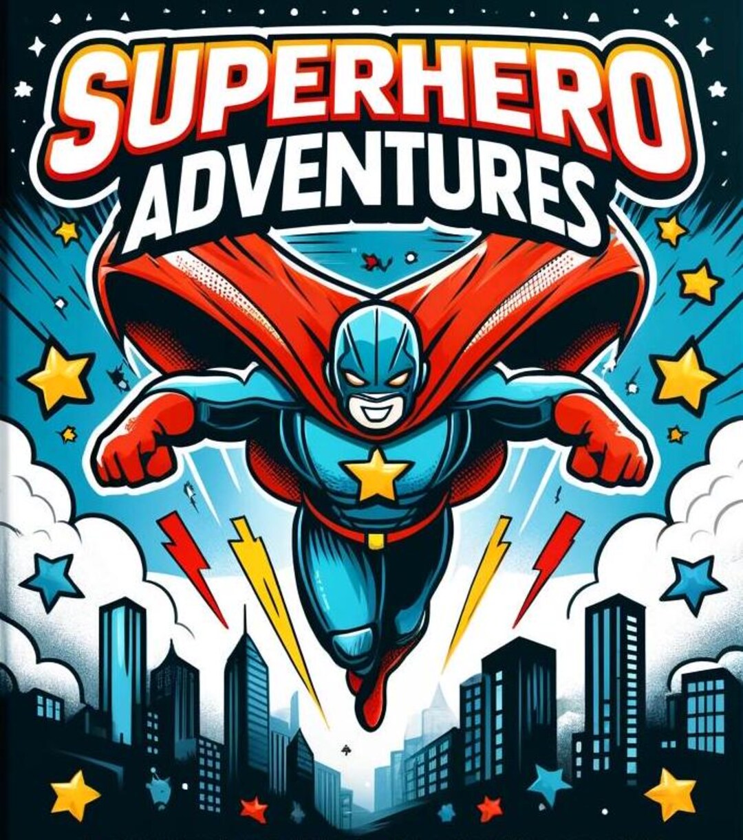 Superhero Adventures Coloring Pages - Etsy