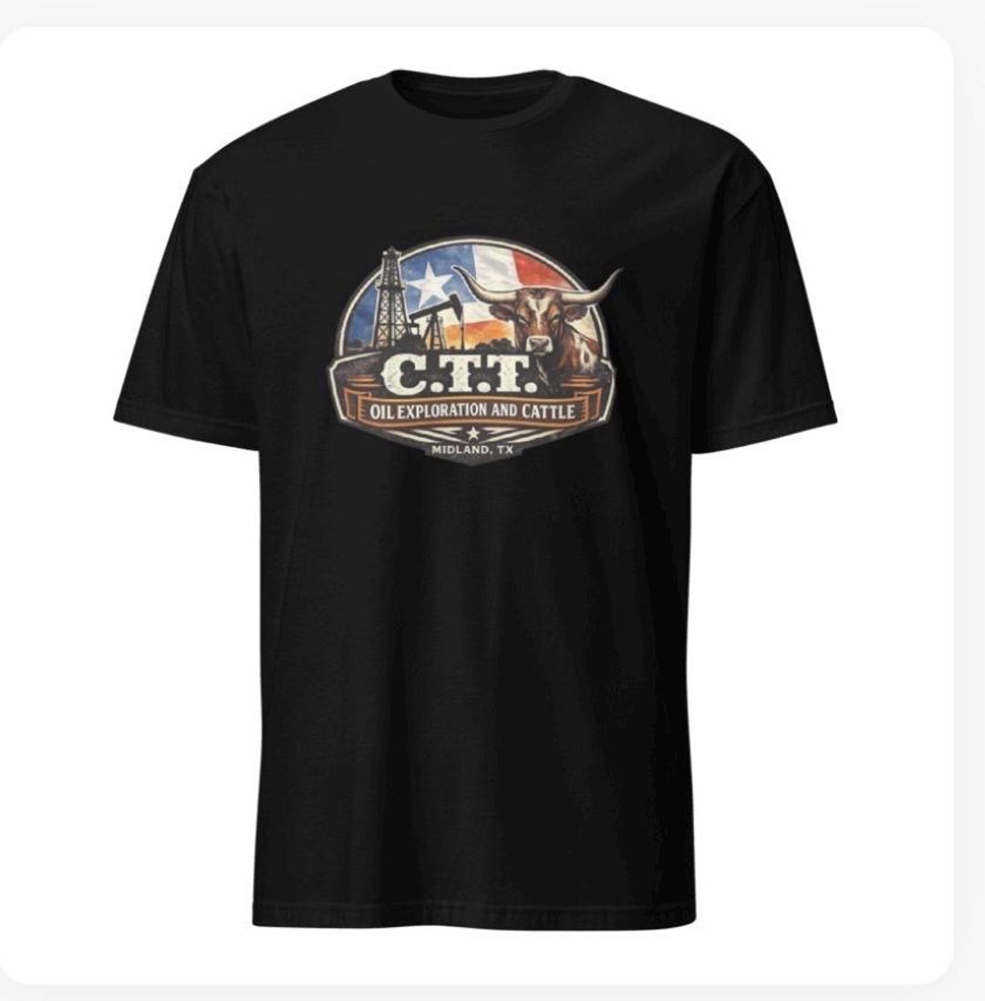 CTT Oil Exploration and Cattle T-shirt - Etsy