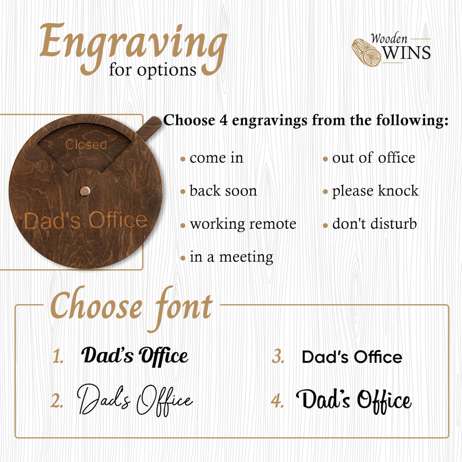 Do Not Disturb Door Sign, Custom Out of Office Sign, Privacy Work ...