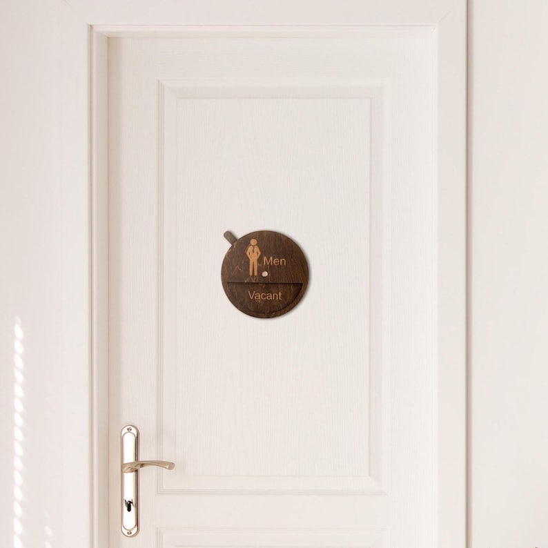 Vacant Occupied Sign for Water Closet, Funny Housewarming Gift, Toilet ...