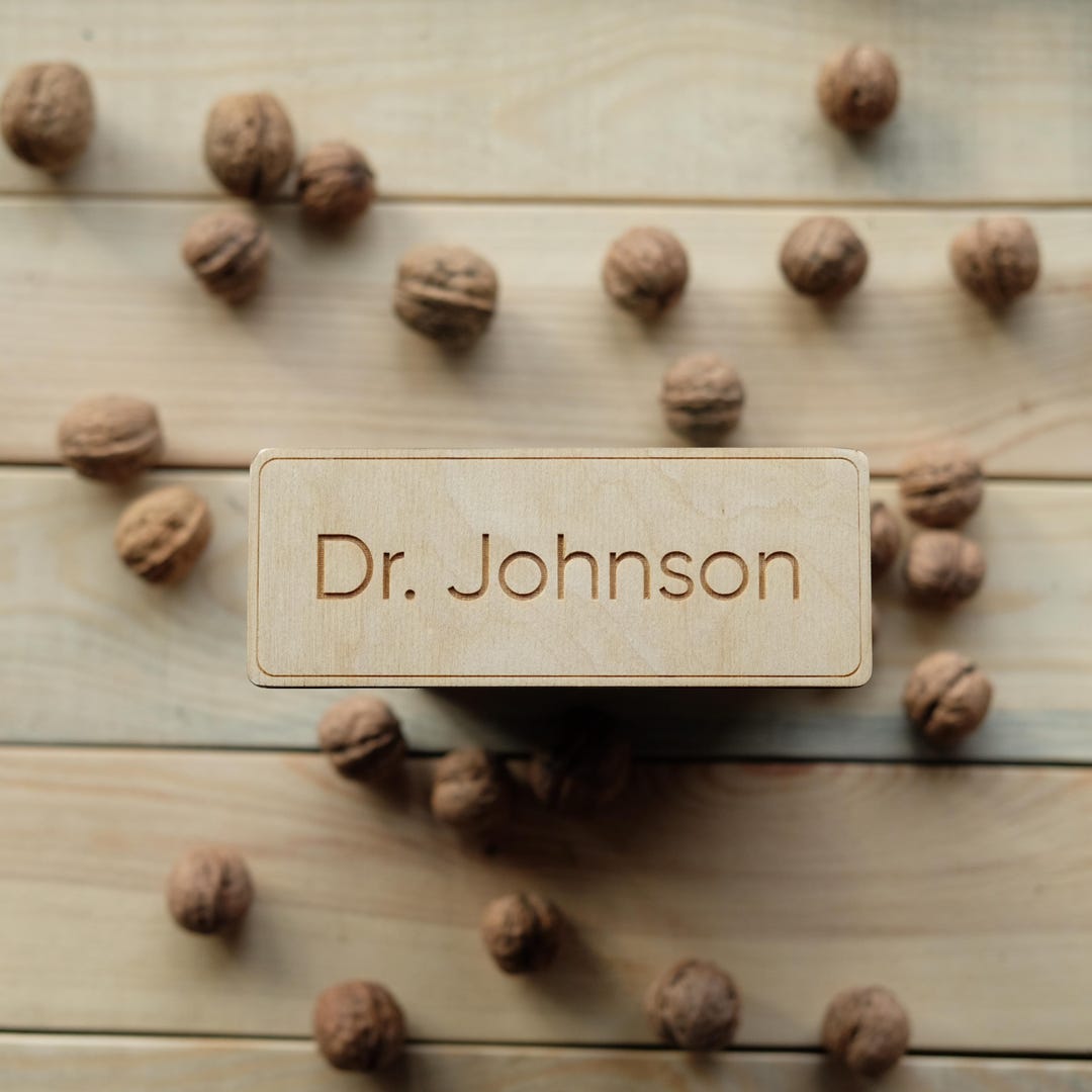 Wall Sign Name Plate, Rustic Wood Door Hanger, Custom Office Door Plate ...