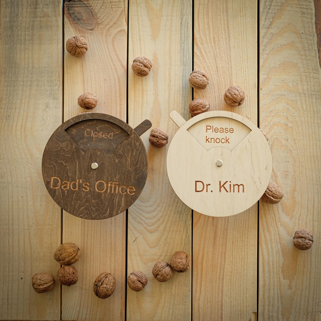 In Out Signs, in Session Door Sign, Custom Out of Office Sign, Do Not ...