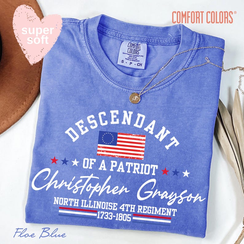 Custom Descendant of a Patriot Tshirt, Daughters of the American ...
