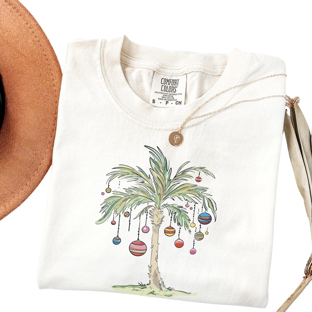 Christmas Palm Tree Shirt,christmas Tree Tee,gift for Christmas ...