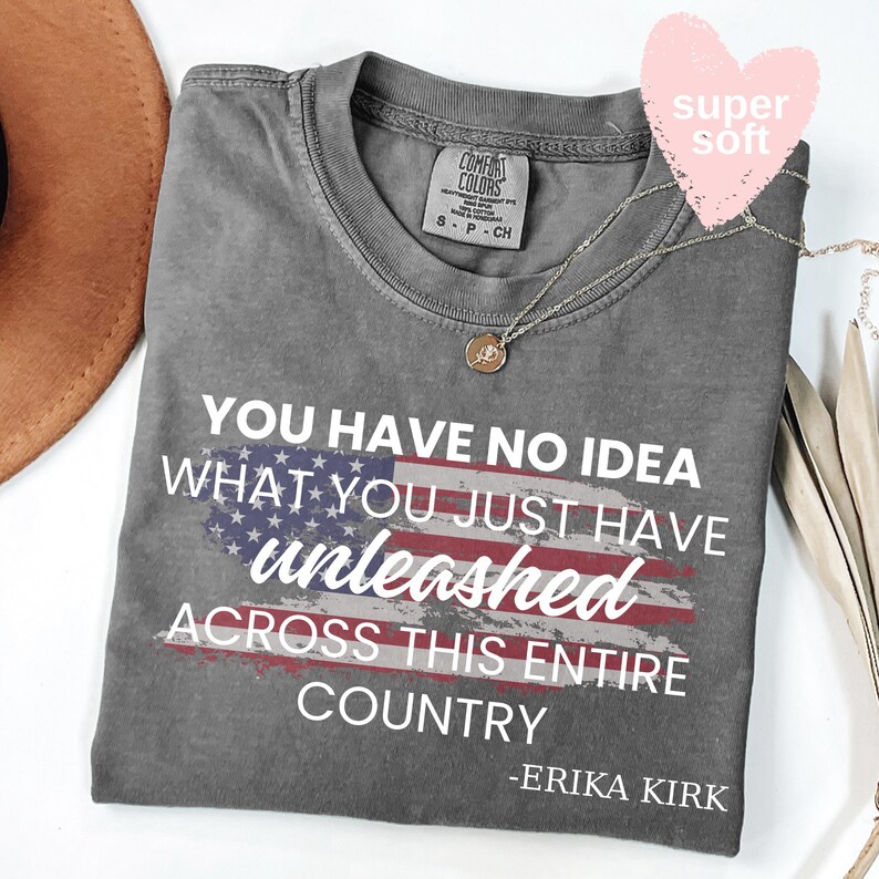Charlie Kirk Memorial Shirt, Erika Kirk Quote, Prayers for Charlie Kirk ...