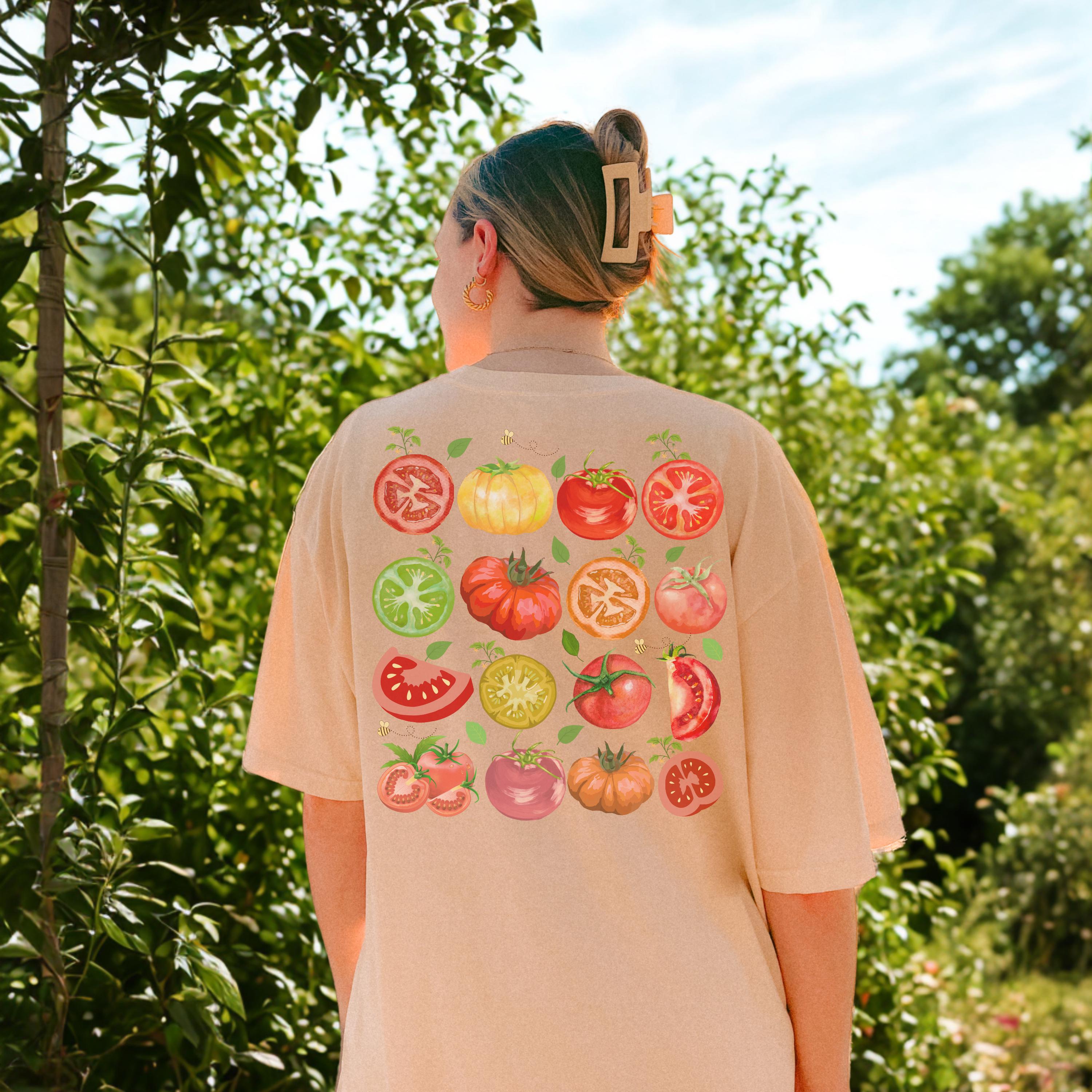 Vintage Tomato Shirt Comfort Colors Farmer's Market Cottagecore Tshirt ...
