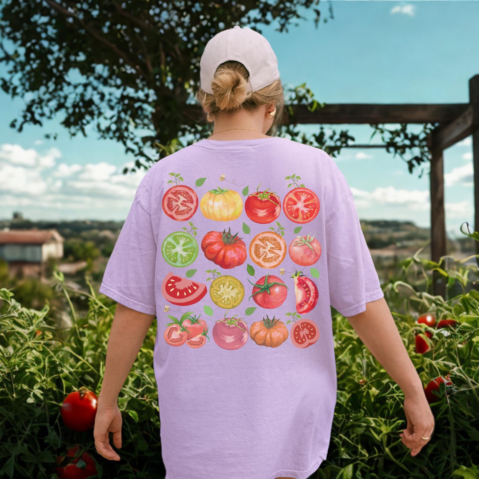 Vintage Tomato Shirt Comfort Colors Farmer's Market Cottagecore Tshirt ...