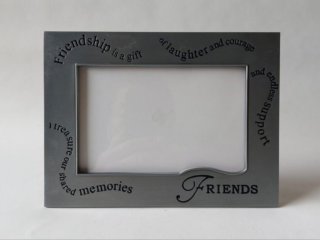 Vintage FRIENDS Metal Picture Frame - Malden 6x4 - Etsy