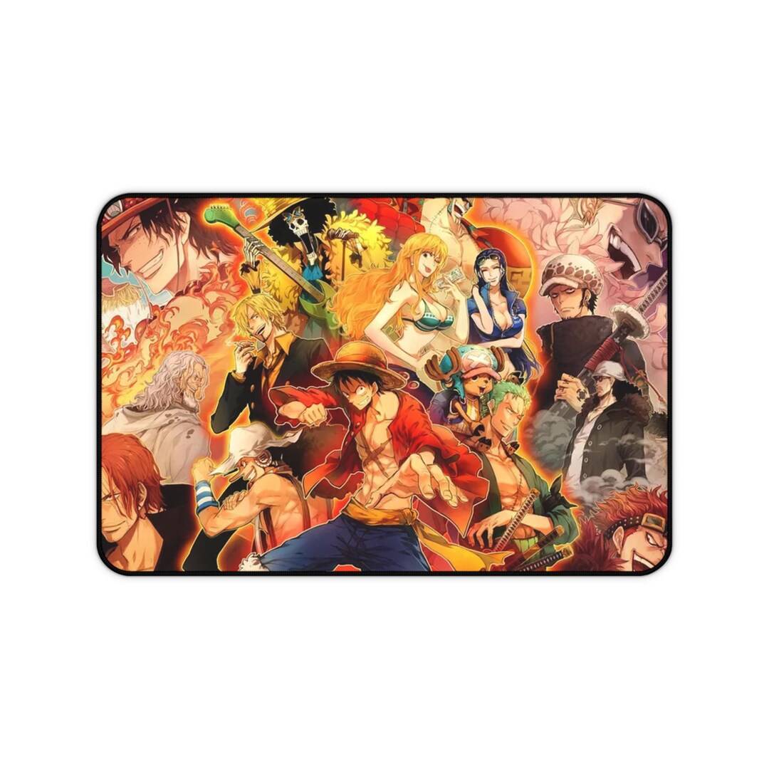 One Piece Anime Mouse Pad Luffy Desk Mat, Gaming Laptop Accessories ...