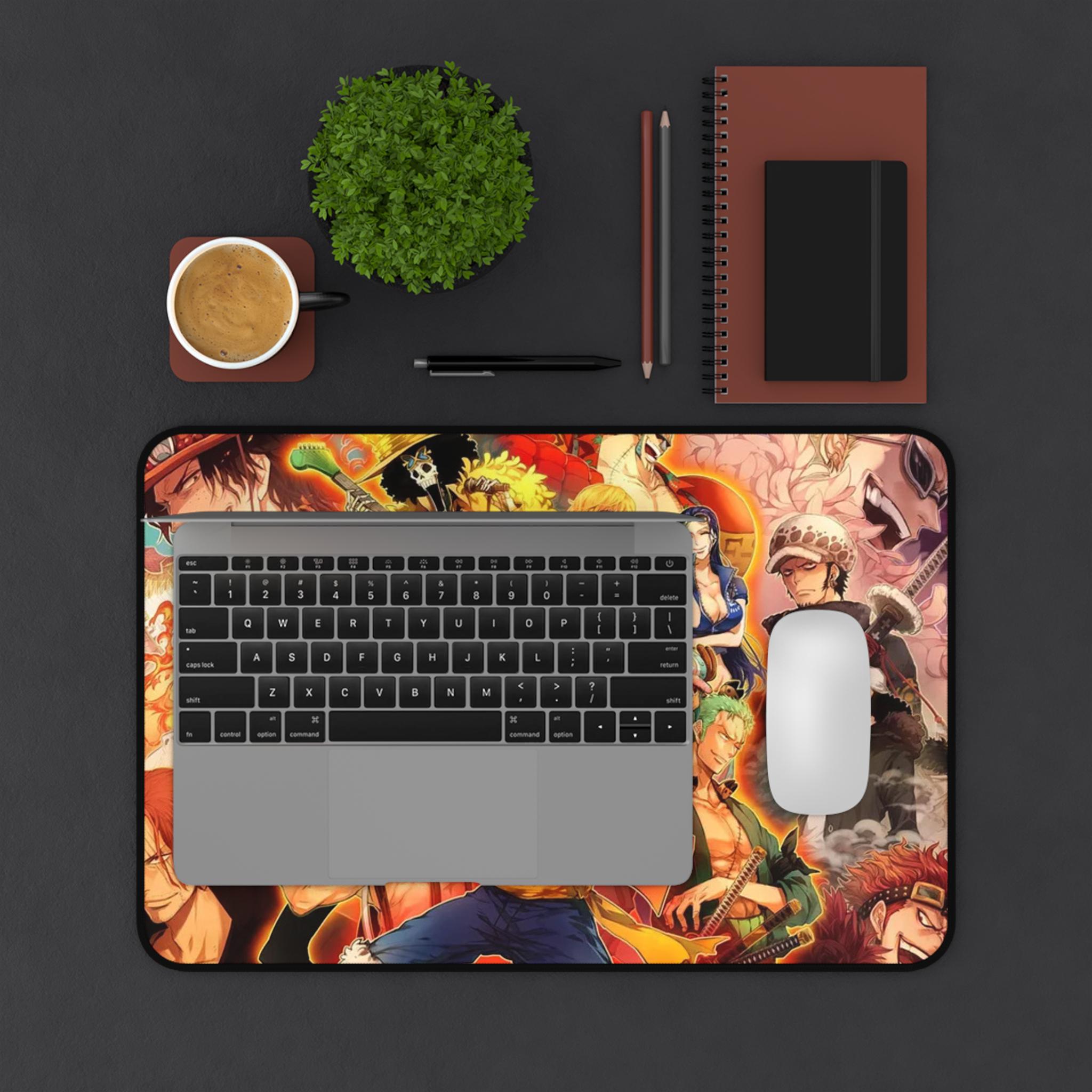 One Piece Anime Mouse Pad Luffy Desk Mat, Gaming Laptop Accessories ...