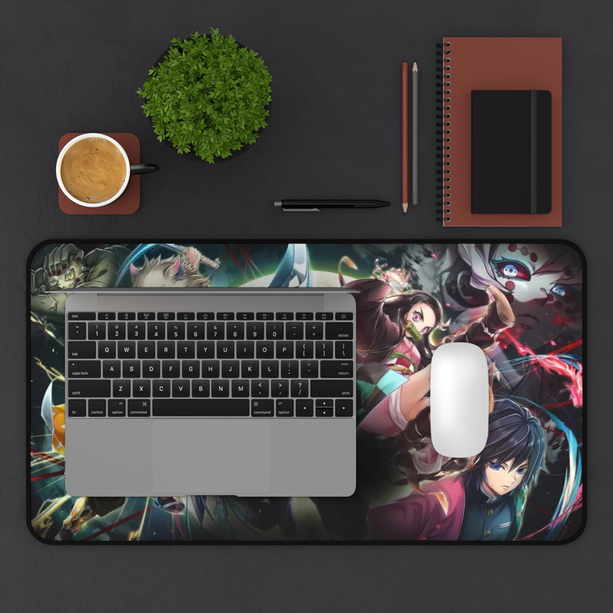 Demon Slayer Desk Mat Mouse Pad - Etsy