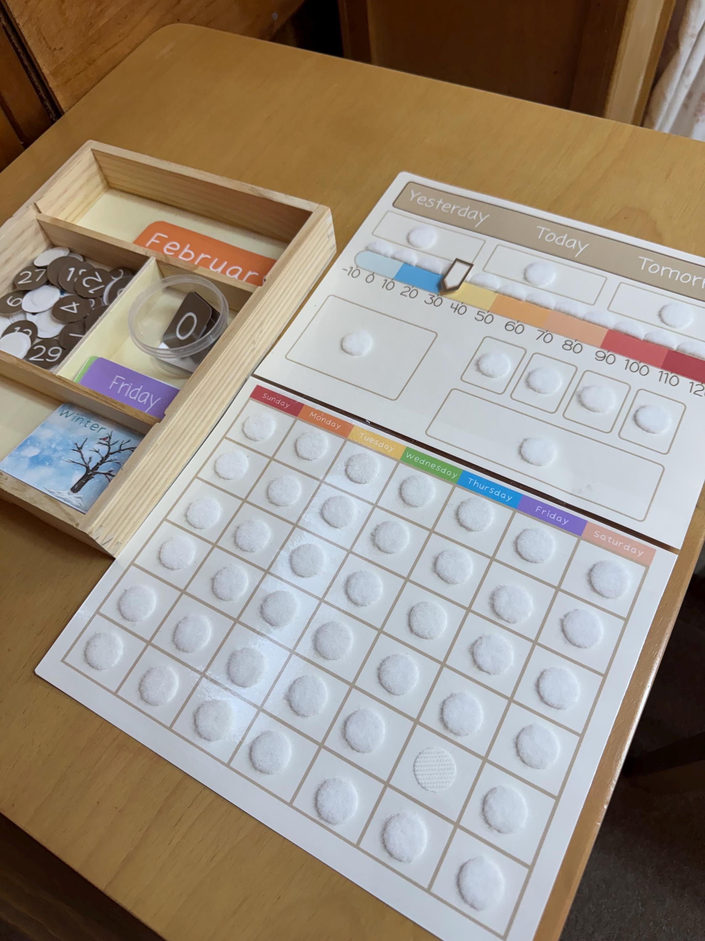 Printable Montessori Calendar - Etsy