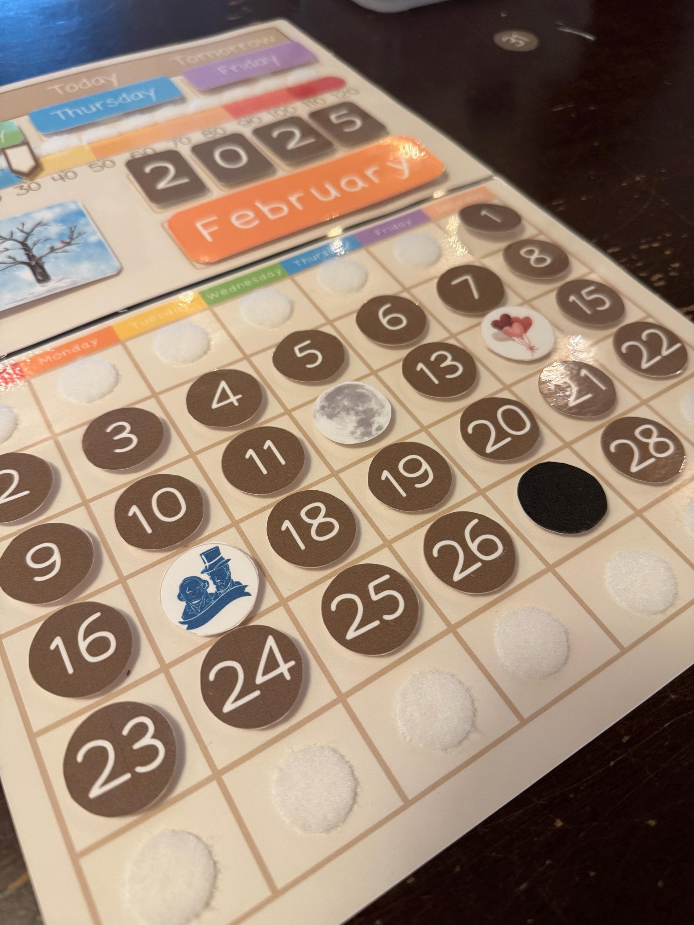 Printable Montessori Calendar - Etsy