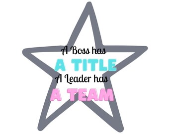 Be A Leader Not A Boss SVG, Shirt, Motivational, Sports, Gym, Fitness ...