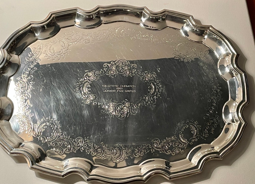 Crafton Silver Co Trophy Platter - Etsy