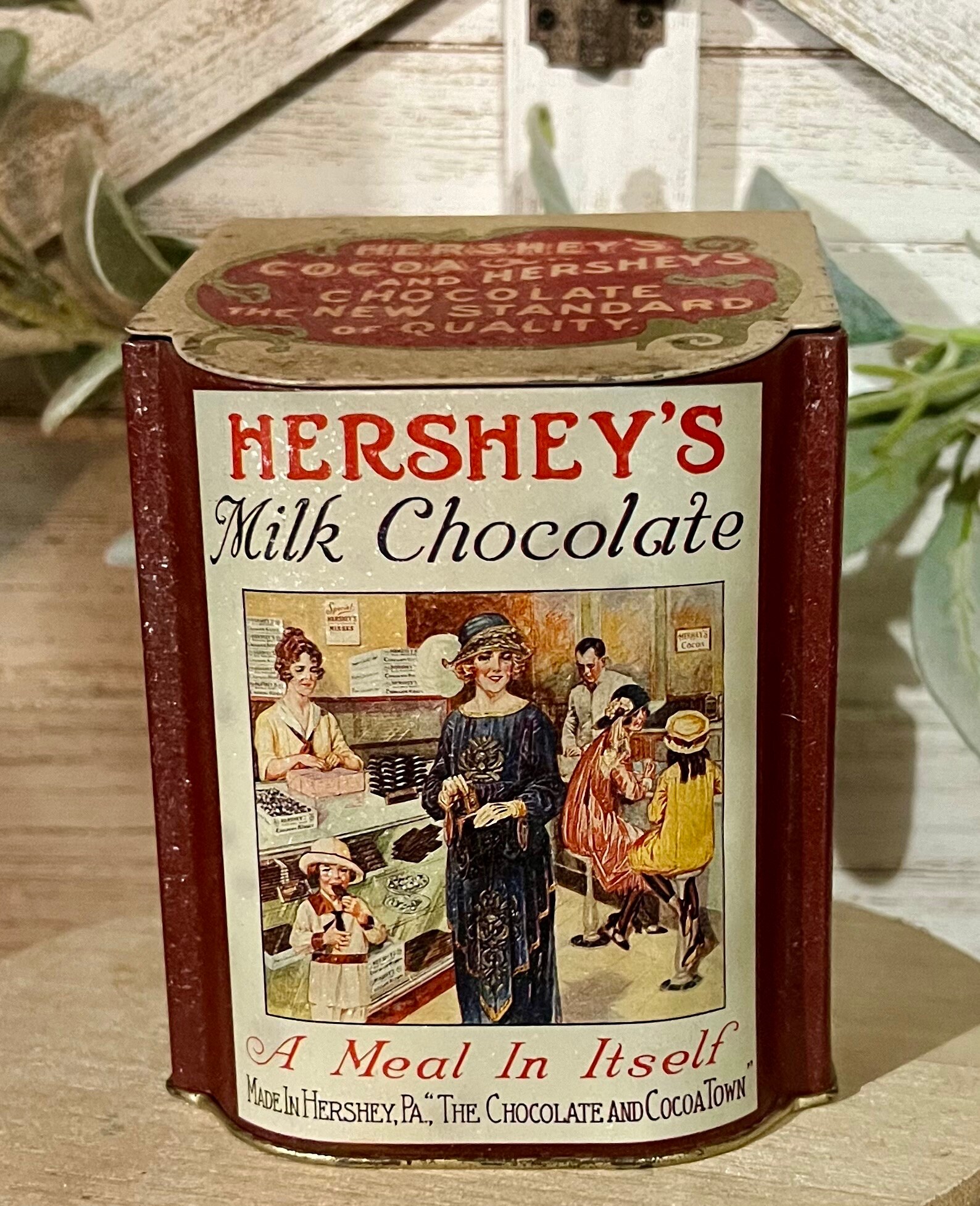 Vintage Hershey Coco Tin 1994 - Etsy