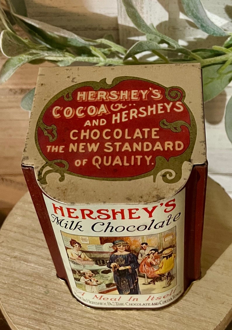 Vintage Hershey Coco Tin 1994 - Etsy
