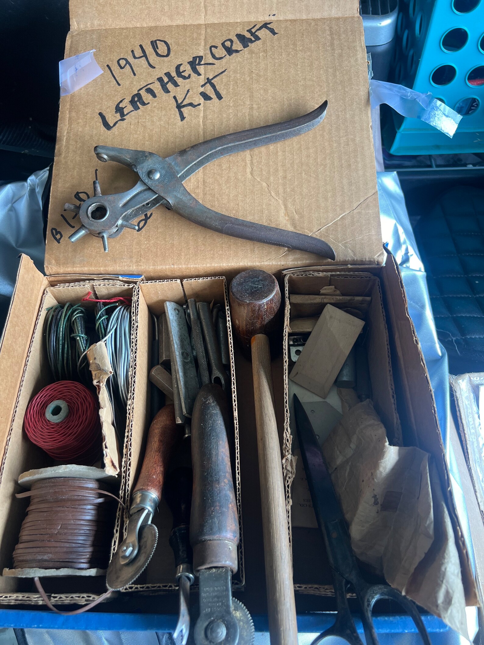 1940 Misc Leather Making Kit - Etsy