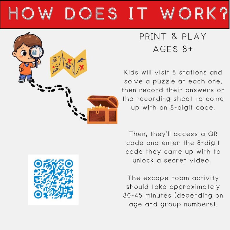 Escape Room Game for Kids Tweens, Dragon Tales 3 - the Dark Woods ...