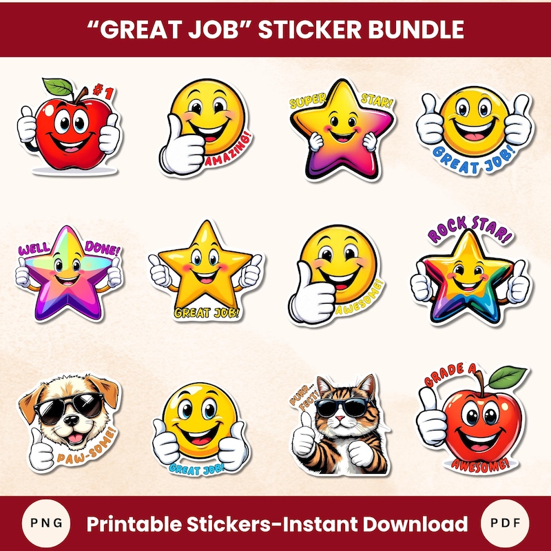 Smiley Stickers - Etsy