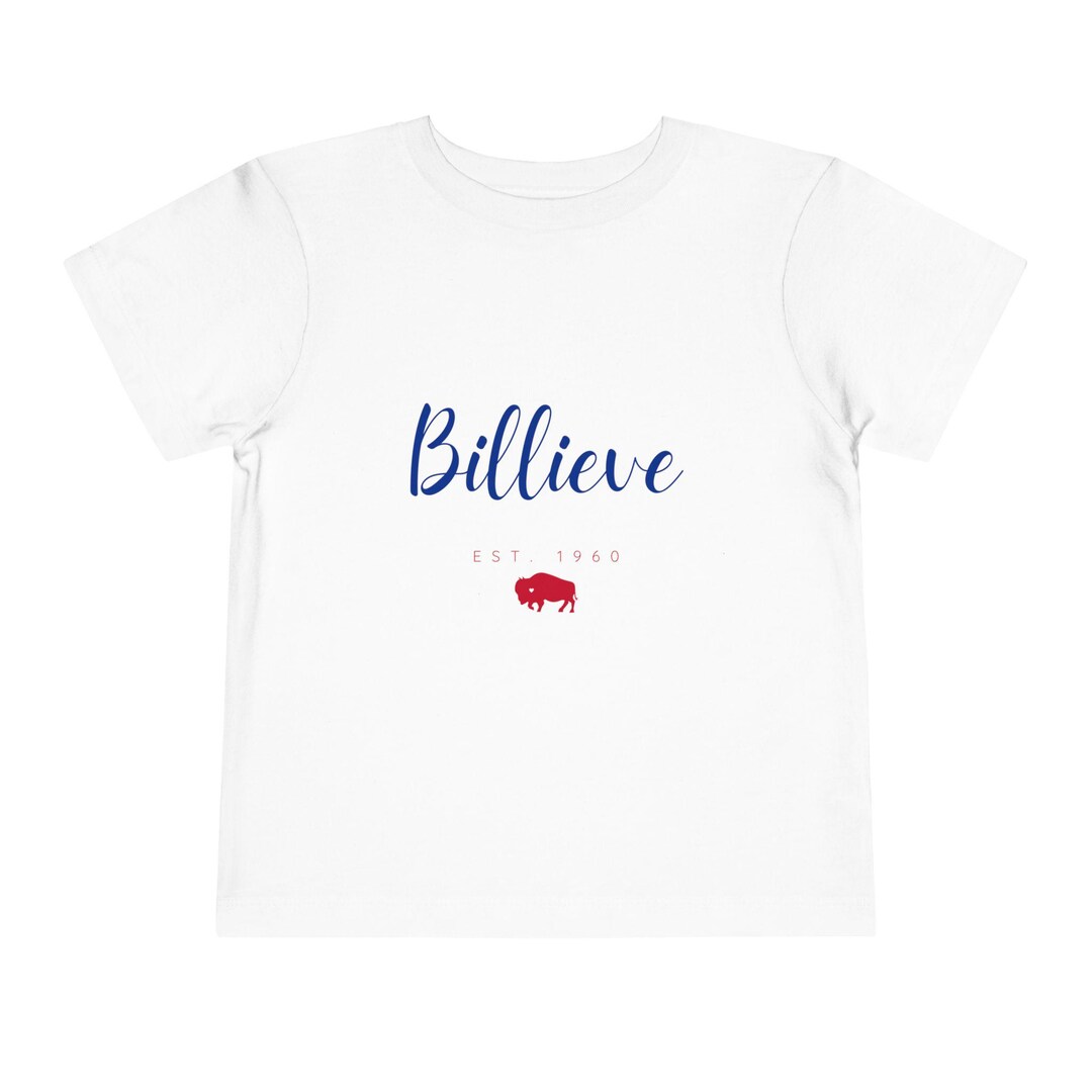 Billieve Toddler Tee: Buffalo Football Family Shirt - Etsy