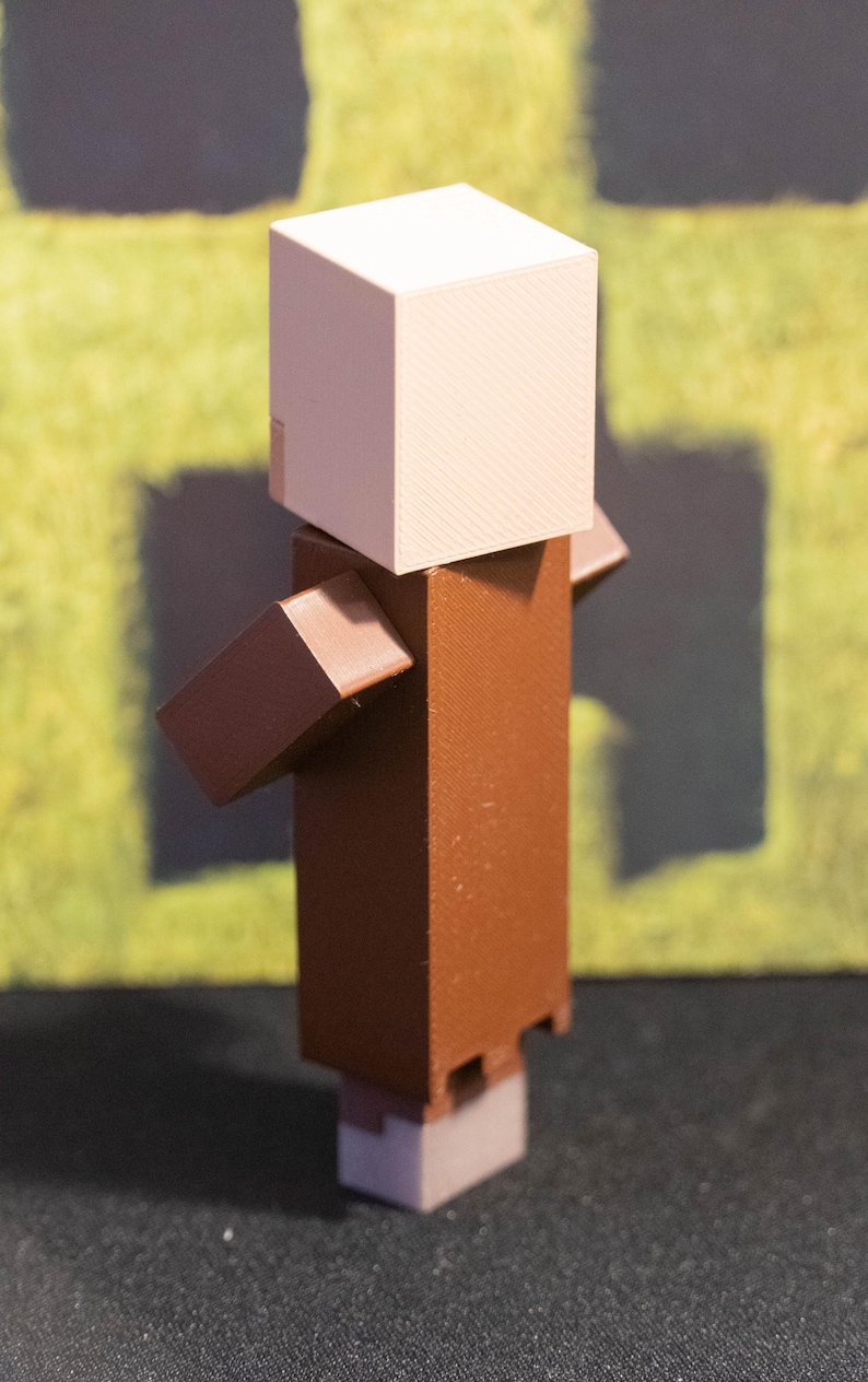 Villager Figurine - Minecraft-themed - Etsy