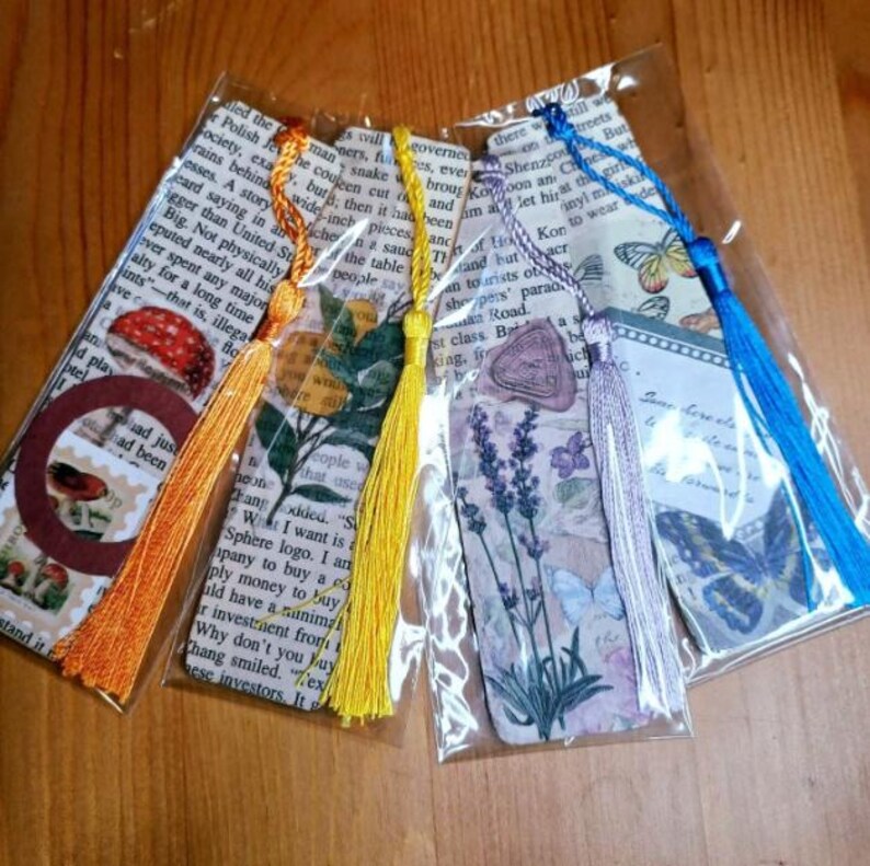 Vintage Floral Bookmarks - Etsy