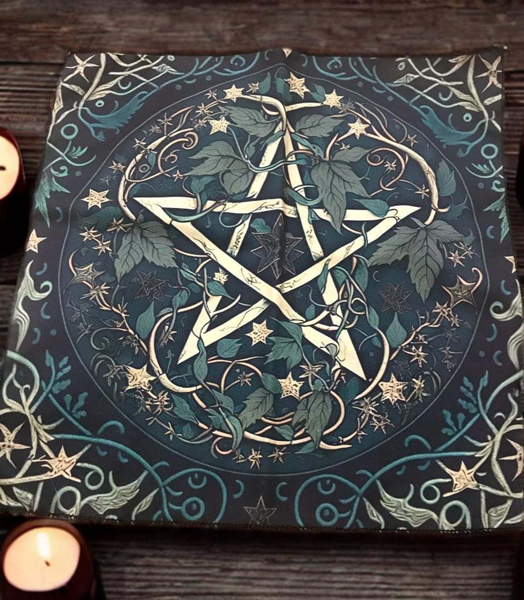 Mini Pentacle Elemental Altar Tarot or Display Cloth - Etsy