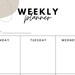 Weekly Printable Planner - Etsy