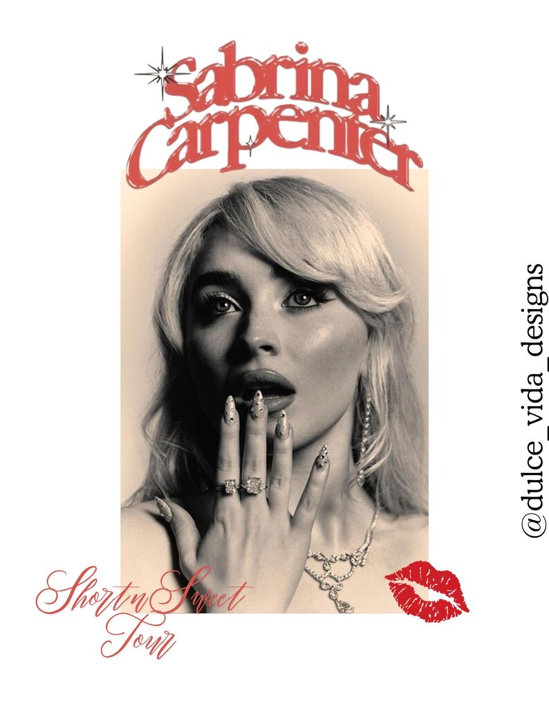 Sabrina Carpenter Short N Sweet Tour Merch - Etsy