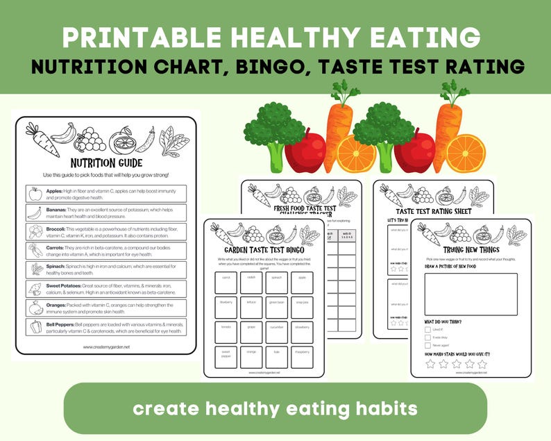 Healthy Eating Habits for Fruit & Vegetable Taste Testing Real Food ...