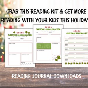 Christmas Reading Book Challenge Kit Book Bingo Challenge, Book ...