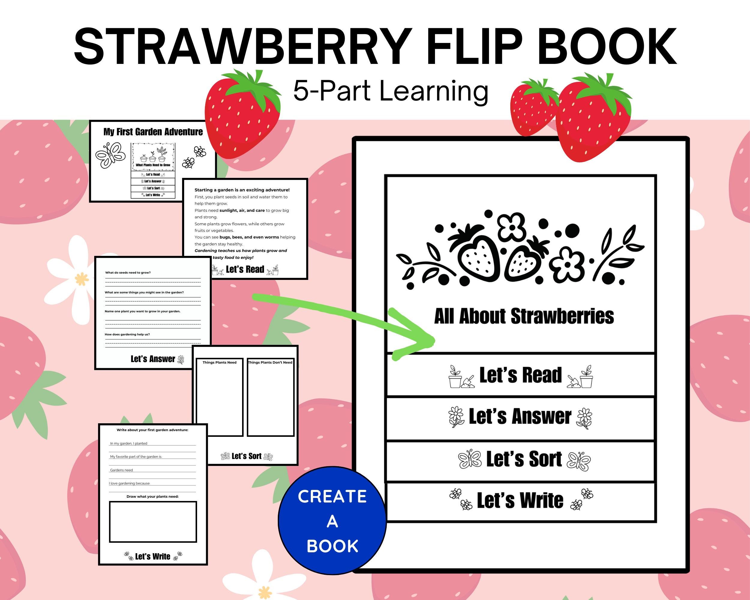 Strawberry Garden Unit Study Downloads Preschool, Kinder, First and ...