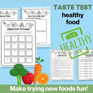 Healthy Eating Habits for Fruit & Vegetable Taste Testing Real Food ...