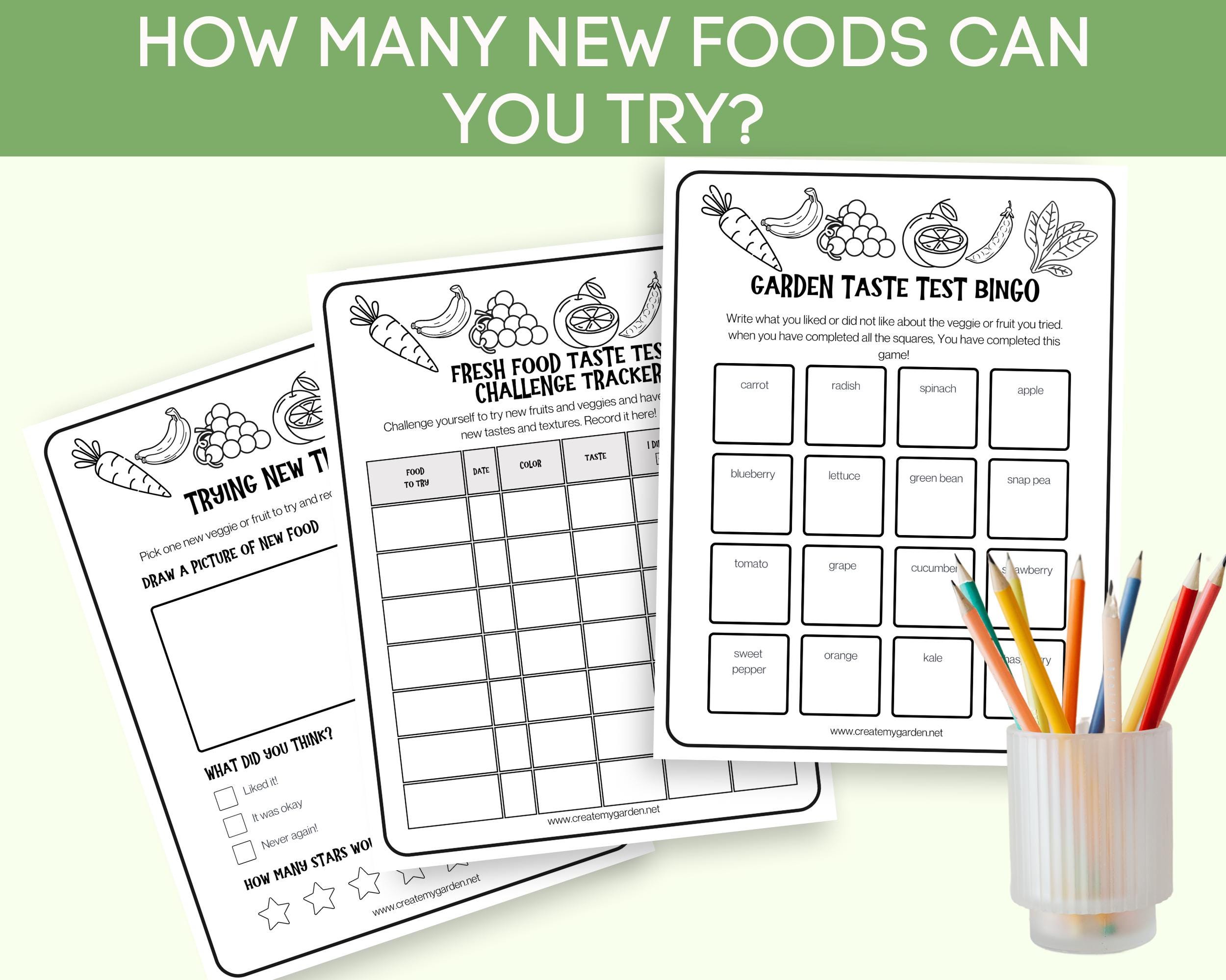 Healthy Eating Habits for Fruit & Vegetable Taste Testing Real Food ...