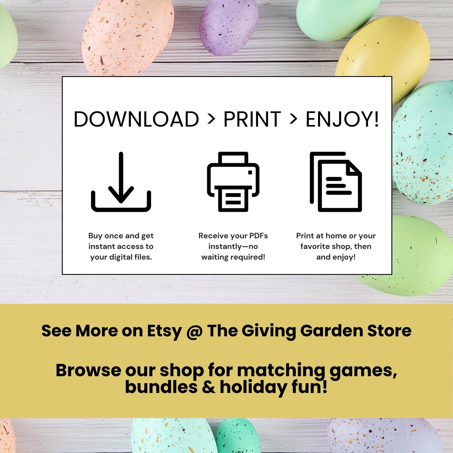 Easter Pass the Present Game Printable, Easter Ice Breaker Game for ...