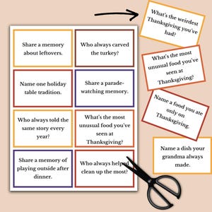 Thanksgiving Think Fast Game Pack, Thanksgiving Memory Lane Printable ...