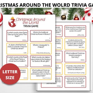 Christmas Around the World Trivia Game for ALL AGES, Christmas ...