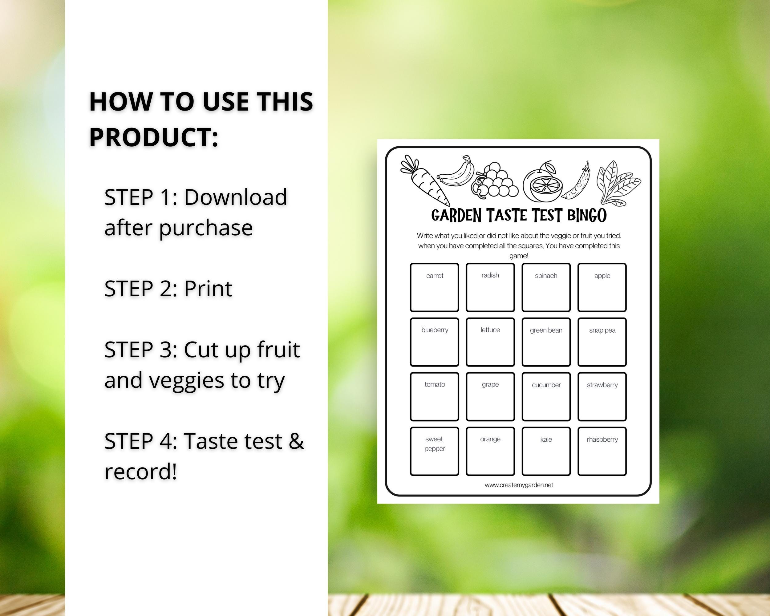 Healthy Eating Habits for Fruit & Vegetable Taste Testing Real Food ...