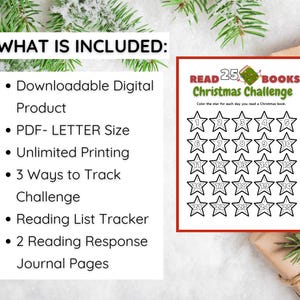 Christmas Reading Book Challenge Kit Book Bingo Challenge, Book ...